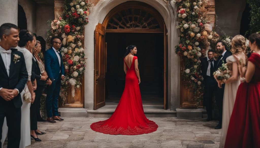 Rotes Kleid auf Hochzeit Bedeutung: Ein modischer Fauxpas?